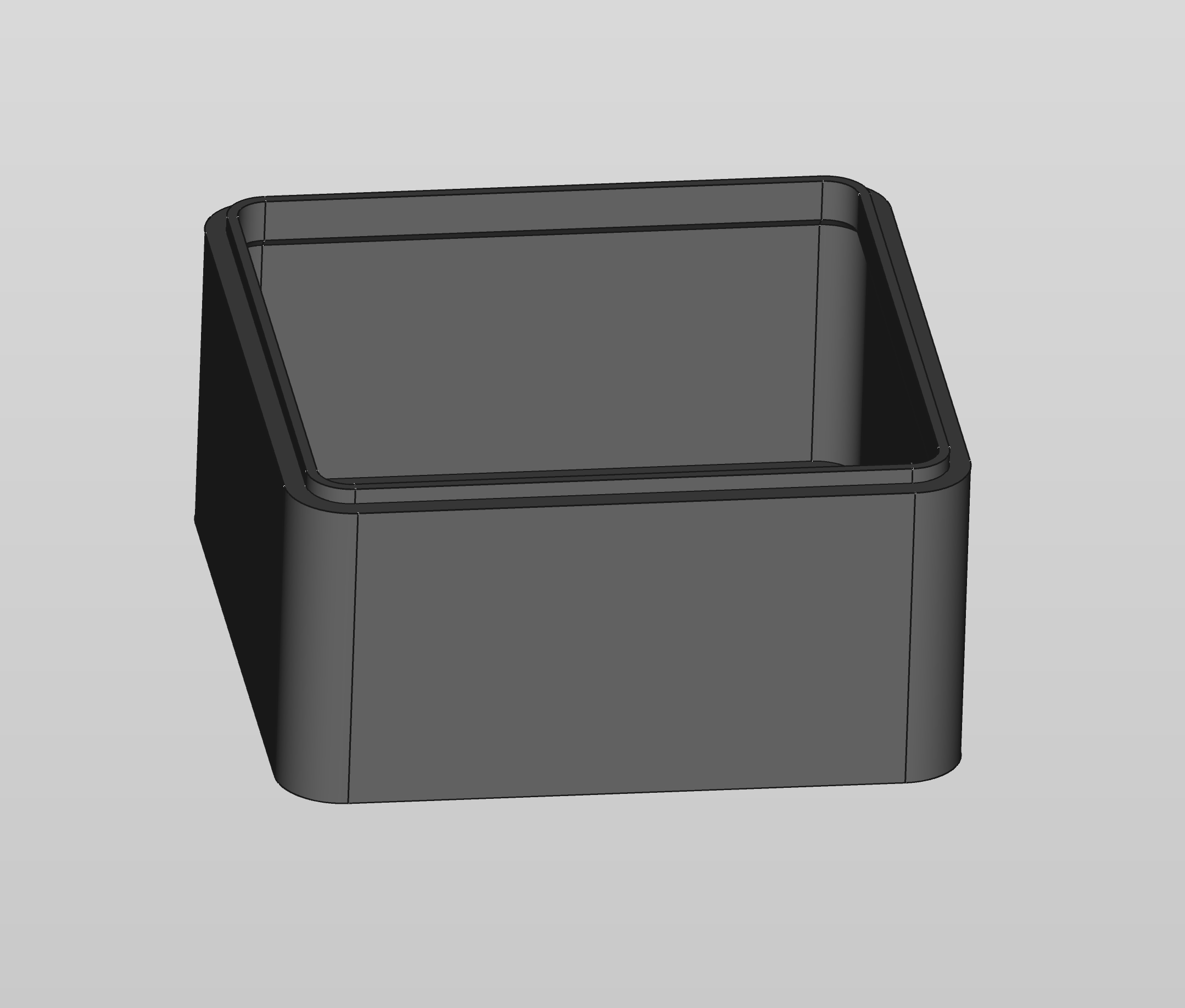 Minimalistic parametric Box - FreeCAD by tkhauser | Download free STL ...