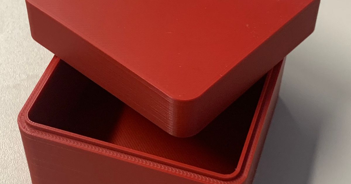 Minimalistic parametric Box - FreeCAD by tkhauser | Download free STL ...