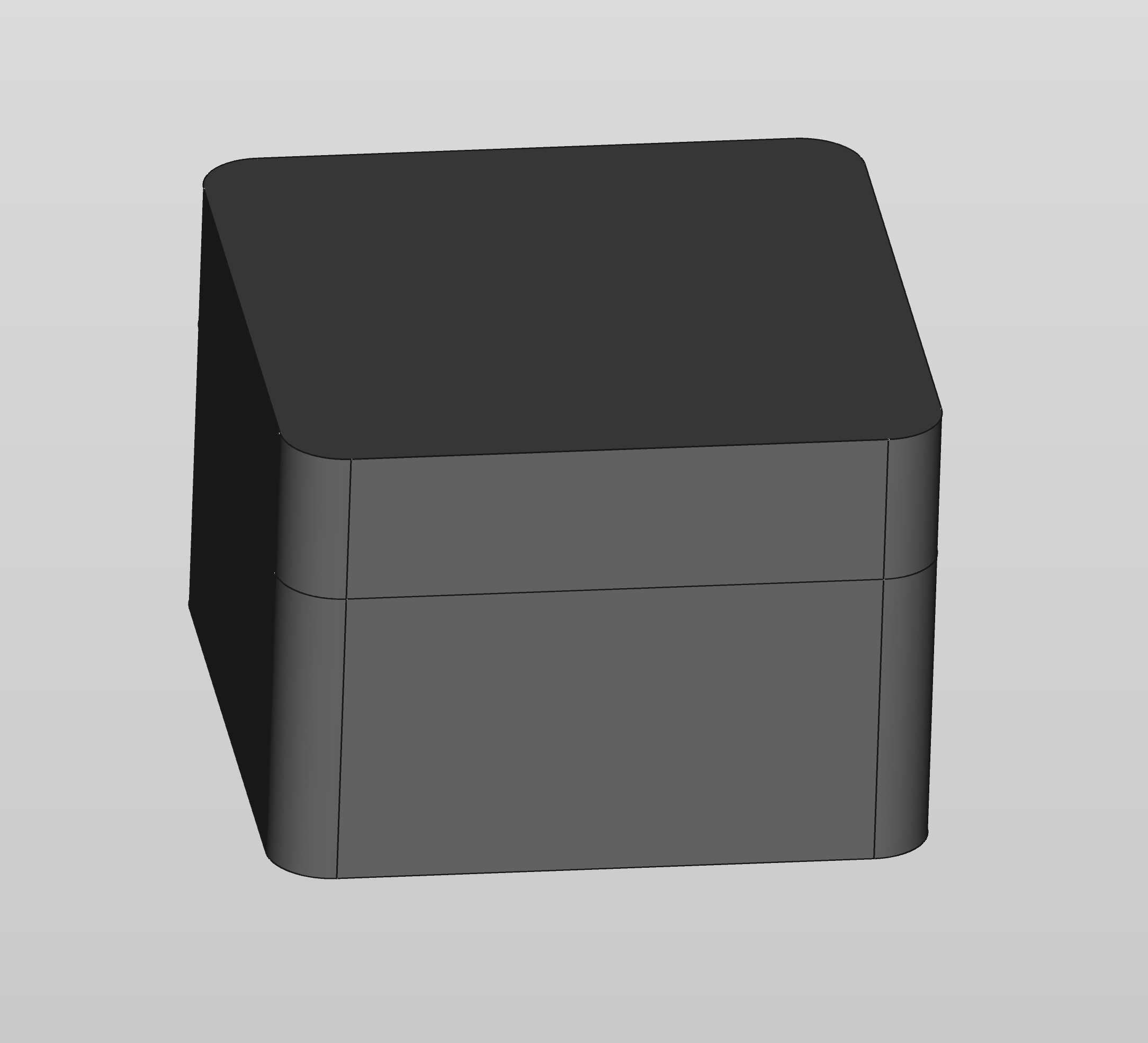 Minimalistic parametric Box - FreeCAD by tkhauser | Download free STL ...