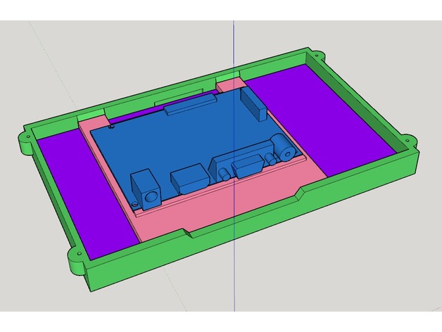 Case for 7 inch LCD Screen 1024 * 600 by Bob Hopper | Download free STL ...