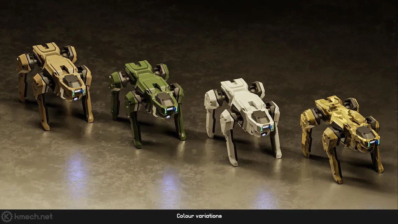 Robot dog by Kmech Toys | Download free STL model | Printables.com