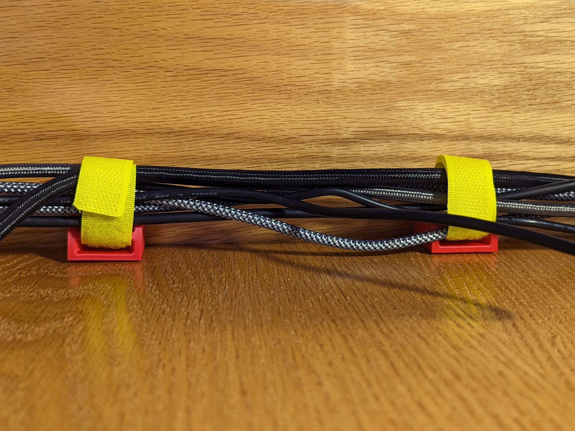 Velcro Desk Tidy Cable Management Bracket by Storm Forge Prints ...