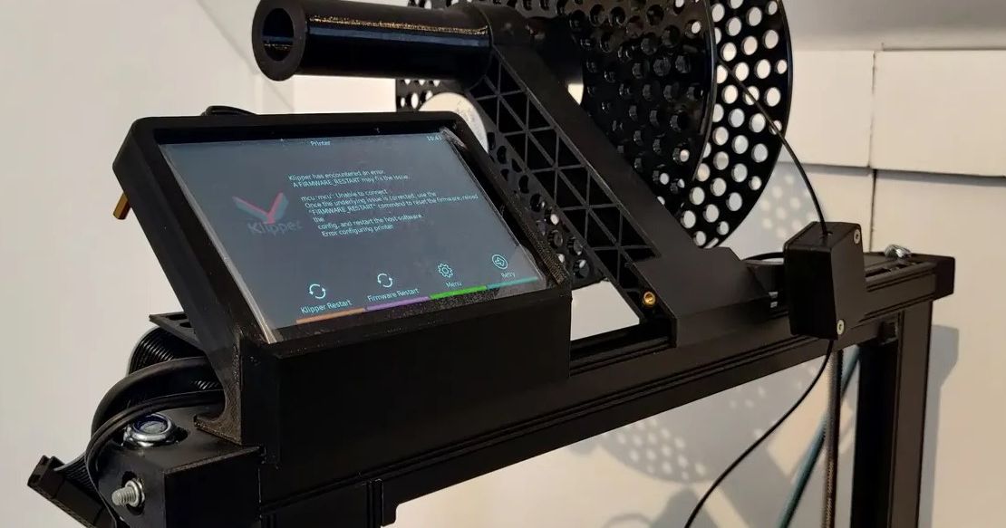 Ender 3 S1 (and Plus & Pro) Top mount BTT 50TFT screen mount by RvH91 ...