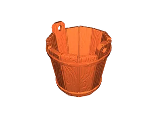 Wooden bucket by Martin | Download free STL model | Printables.com