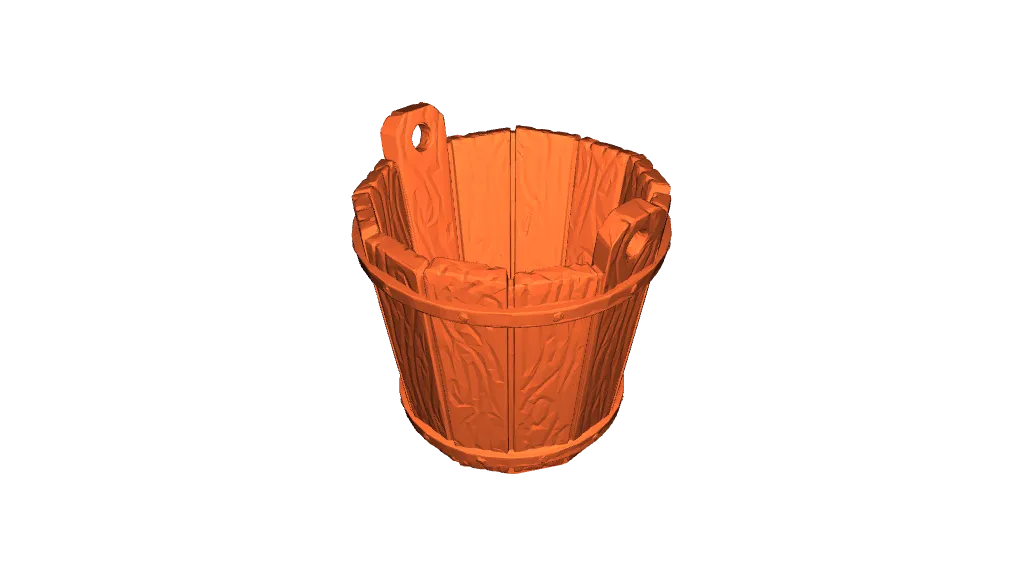 Wooden bucket by Martin | Download free STL model | Printables.com