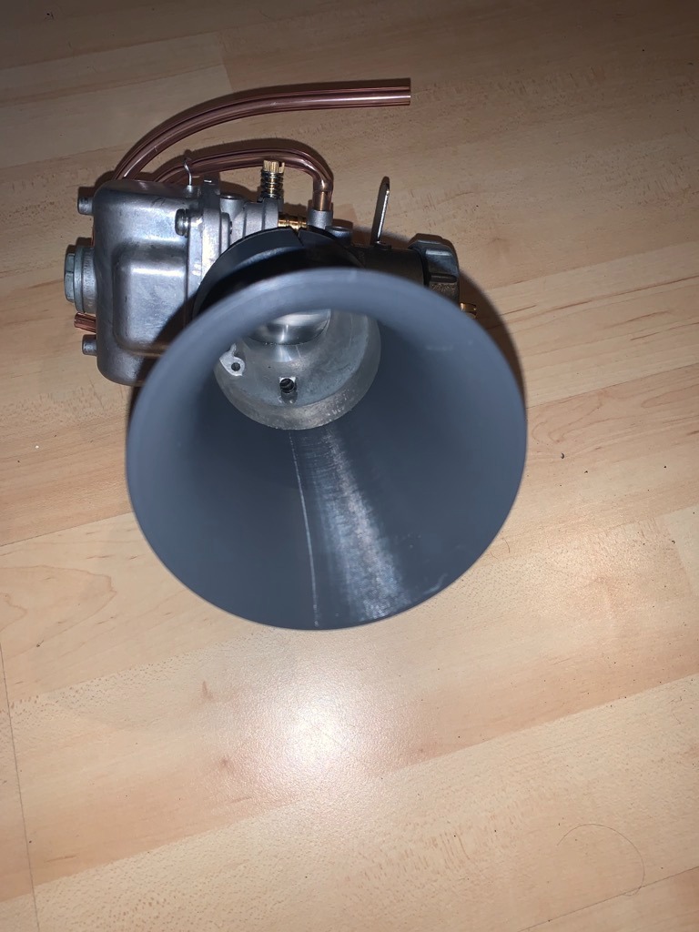 Intake Funnel ø62mm for Mikuni VM36-4 as sold for Yamaha SR500 XT500 ...