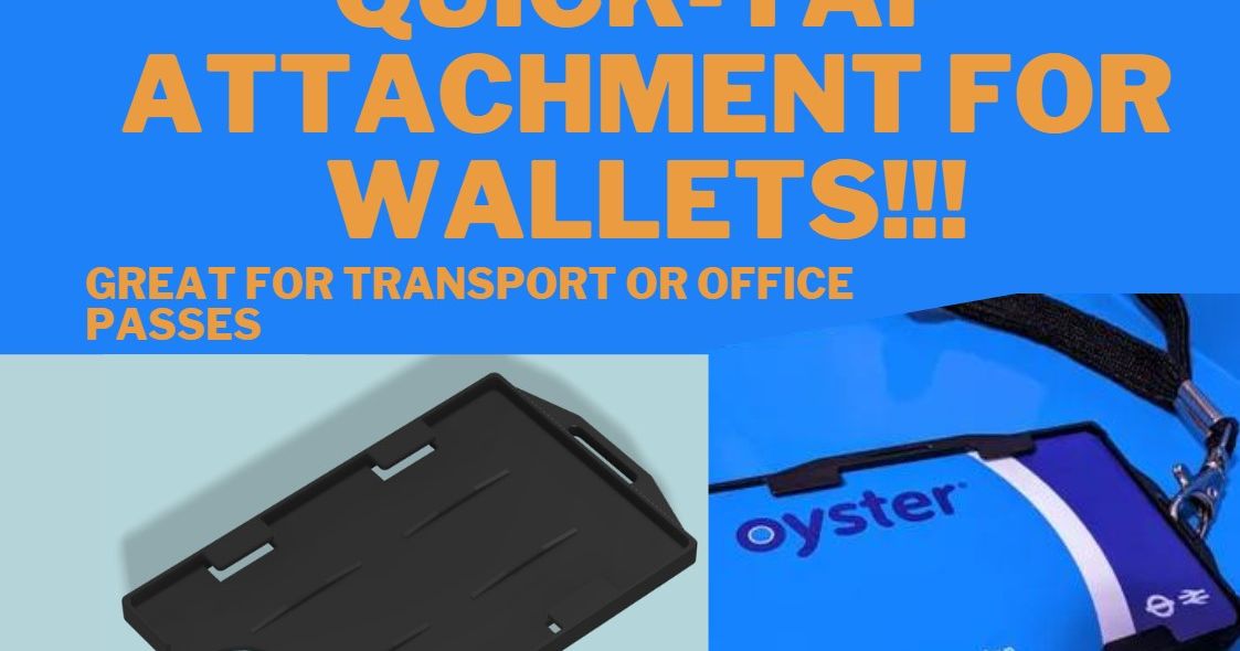 Transport/Access Card Velcro Wallet Attachment by Engineered Chaos ...