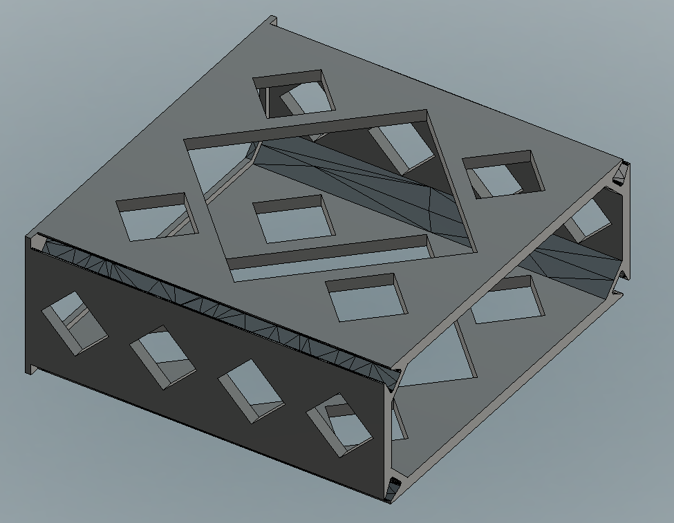 Modular Shell with diamond cutouts by Kyle | Download free STL model ...