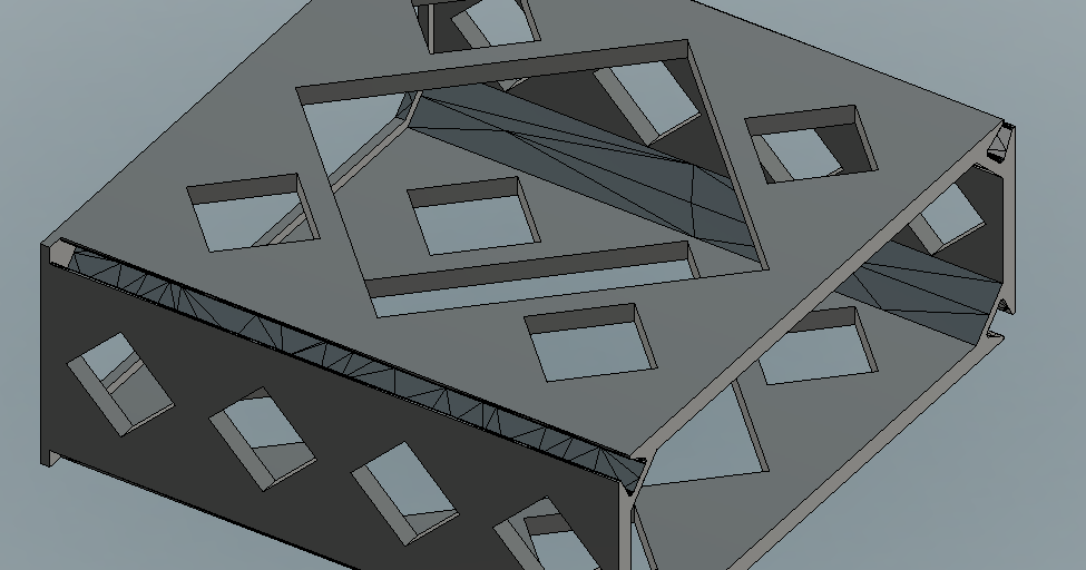 Modular Shell with diamond cutouts by Kyle | Download free STL model ...