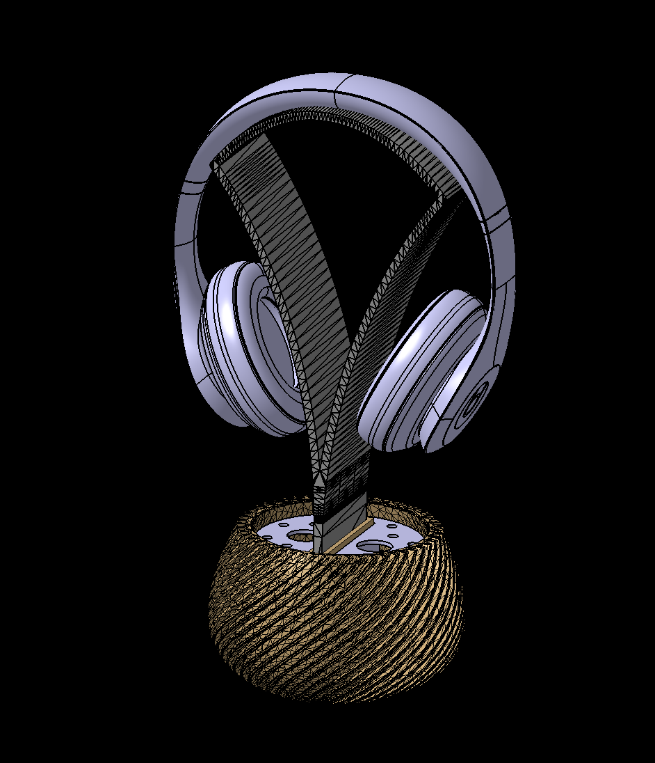 "Beets by Dre" Weighted Plant Vase Headphone Holder por Douglas Hale ...