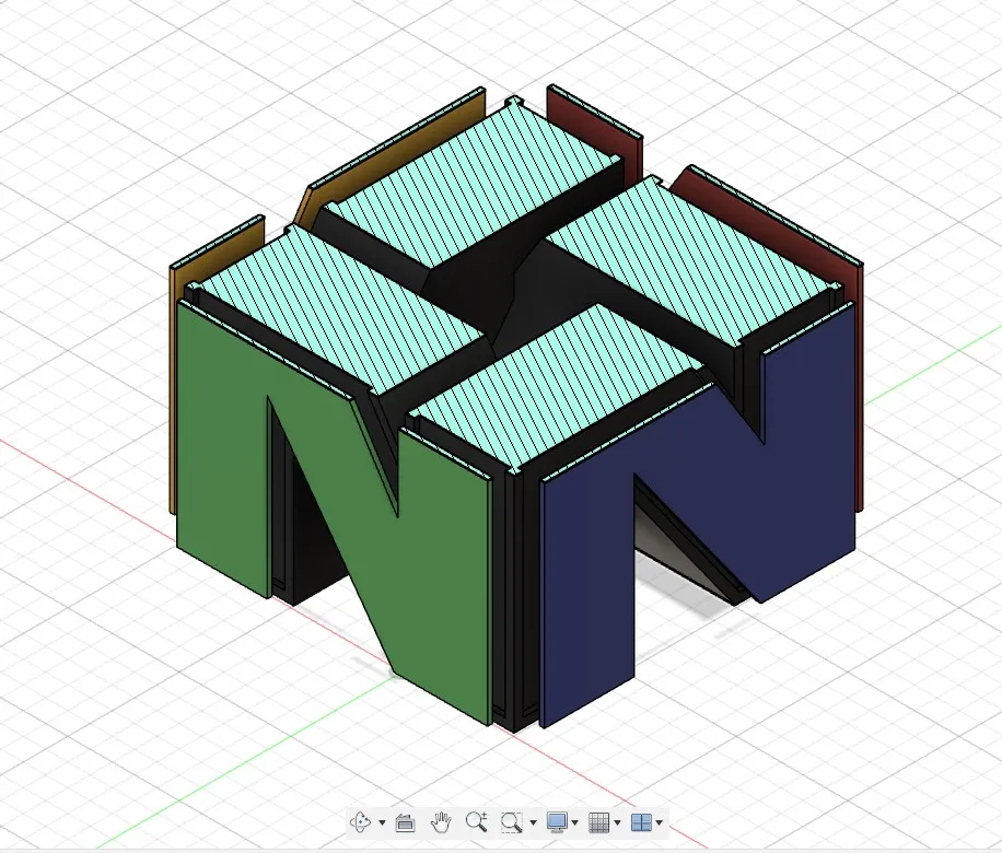 logo N64 nintendo by maxitech | Download free STL model | Printables.com