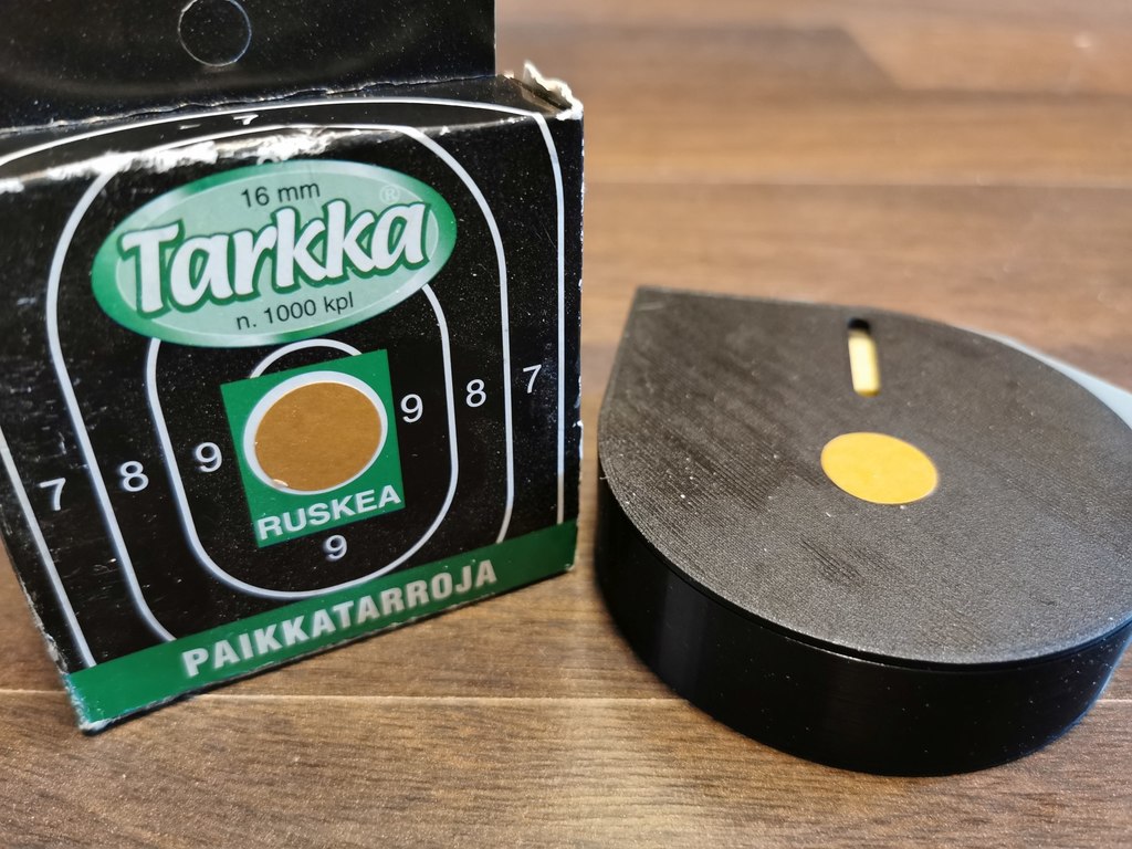 Target Patch Dispenser 20 with belt clip by Versio | Download free STL ...