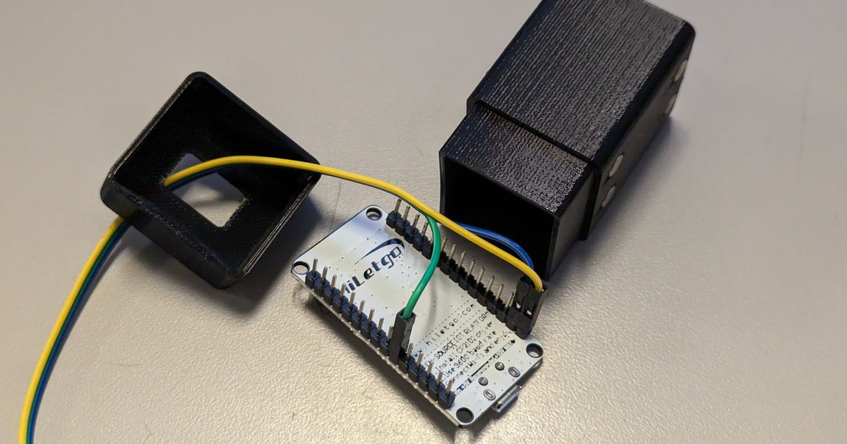 HiLetgo ESP8266 Magnetic Temperature Sensor Box by BenCo Studios | Download free STL model ...