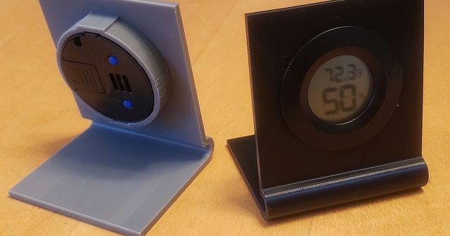 Humidity Gauge Mount by MikeF | Download free STL model | Printables.com