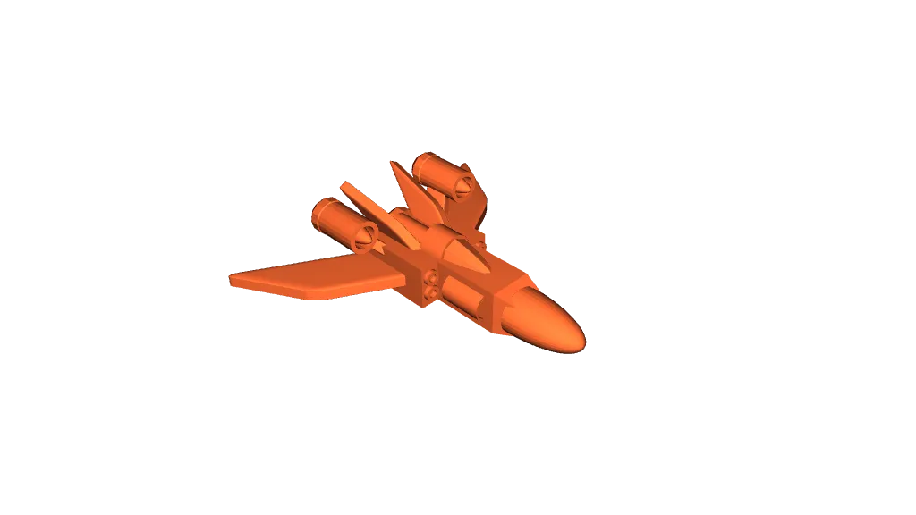 Jet pack / Compact Jet Fighter - TinkerCad Created by TezlaKoilz | Download free STL model ...