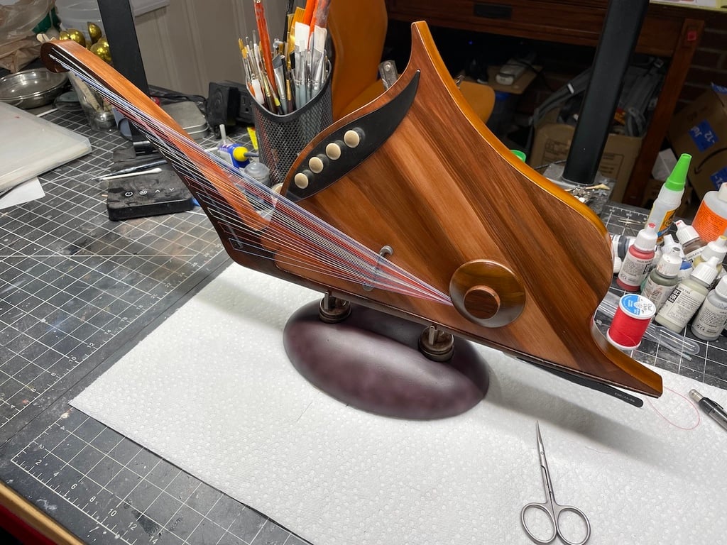 Vulcan Harp (Lute, Lyre or Lyrette) - Full Scale and 1/4 Scale by ...