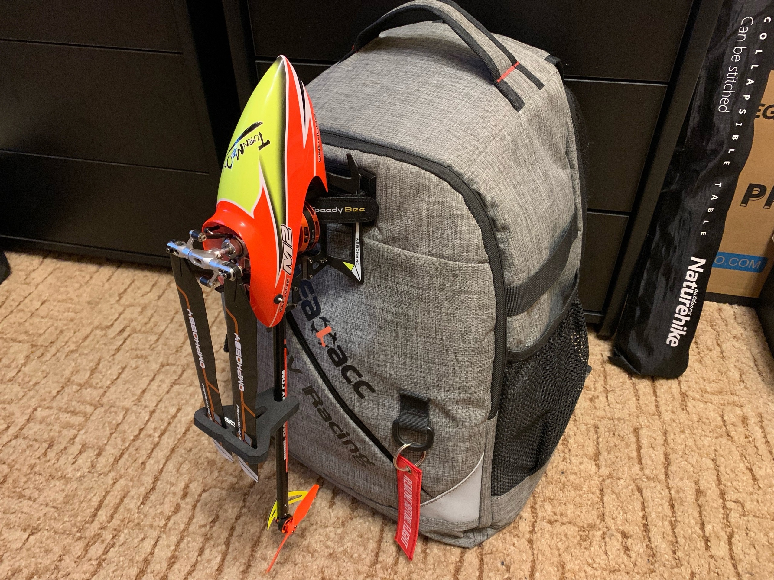 FPV drone or OMP M2(goosky S2) holder for backpack by MrToToRo ...