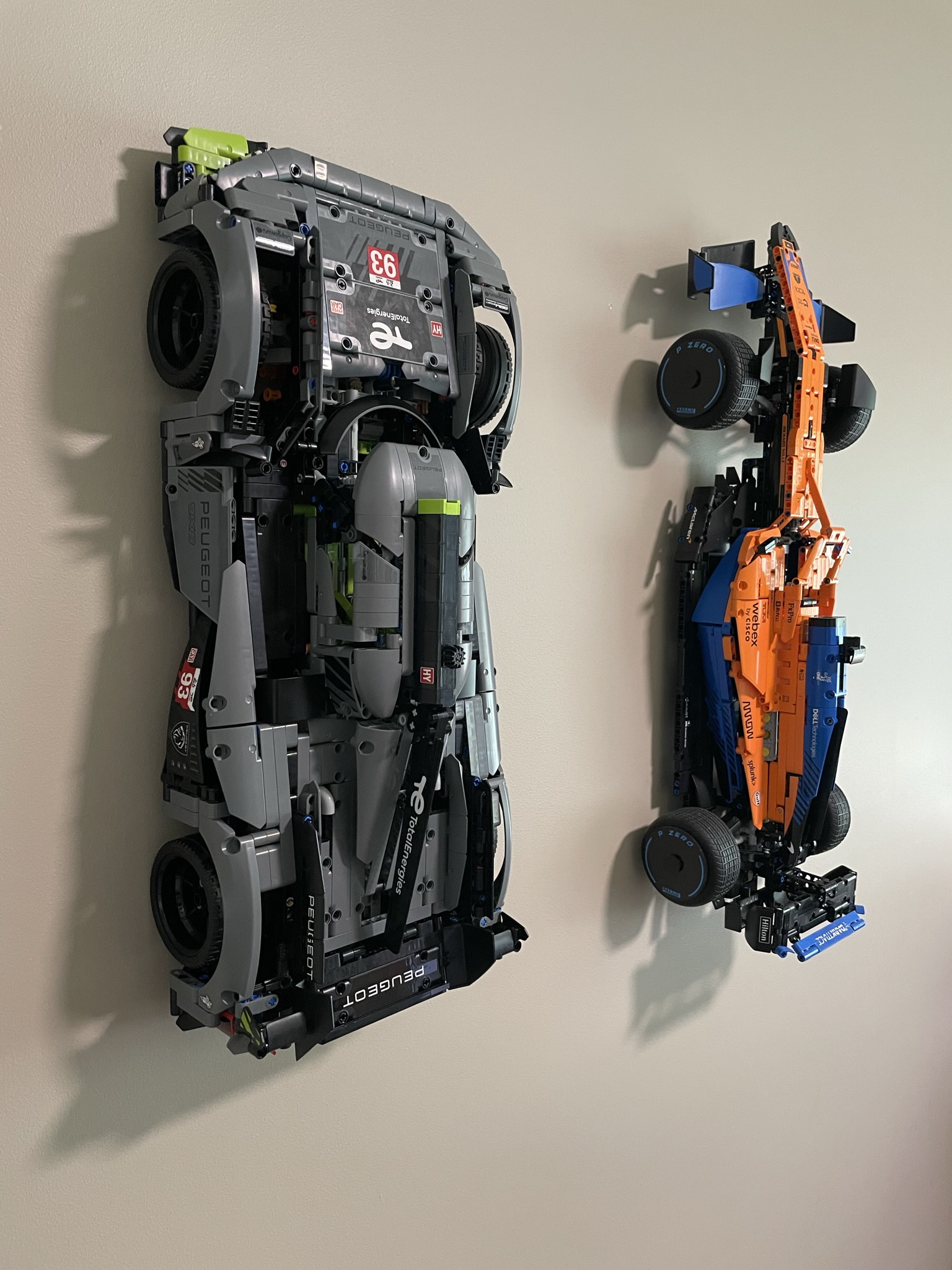 LEGO Peugeot 9X8 24H Le Mans Hybrid Hypercar 42156 Vertical Mount by ...