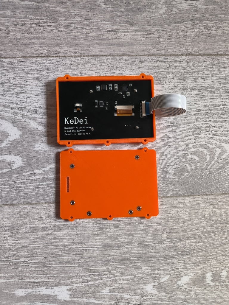 Display 5inch DSI Raspberry by MSergW | Download free STL model ...