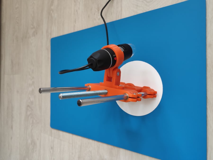 USB Microscope Holder by MSergW | Download free STL model | Printables.com