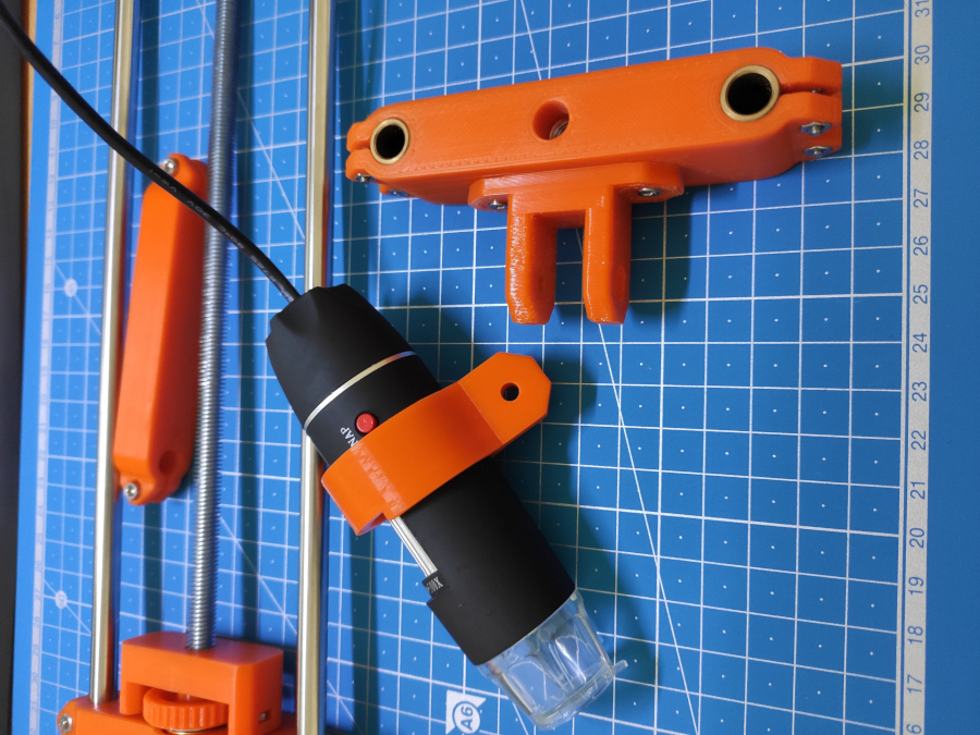 USB Microscope Holder by MSergW | Download free STL model | Printables.com