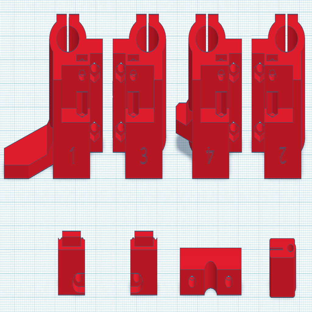 Ultimaker block for 8x11x30 and 6mm cross shafts by MSergW | Download ...