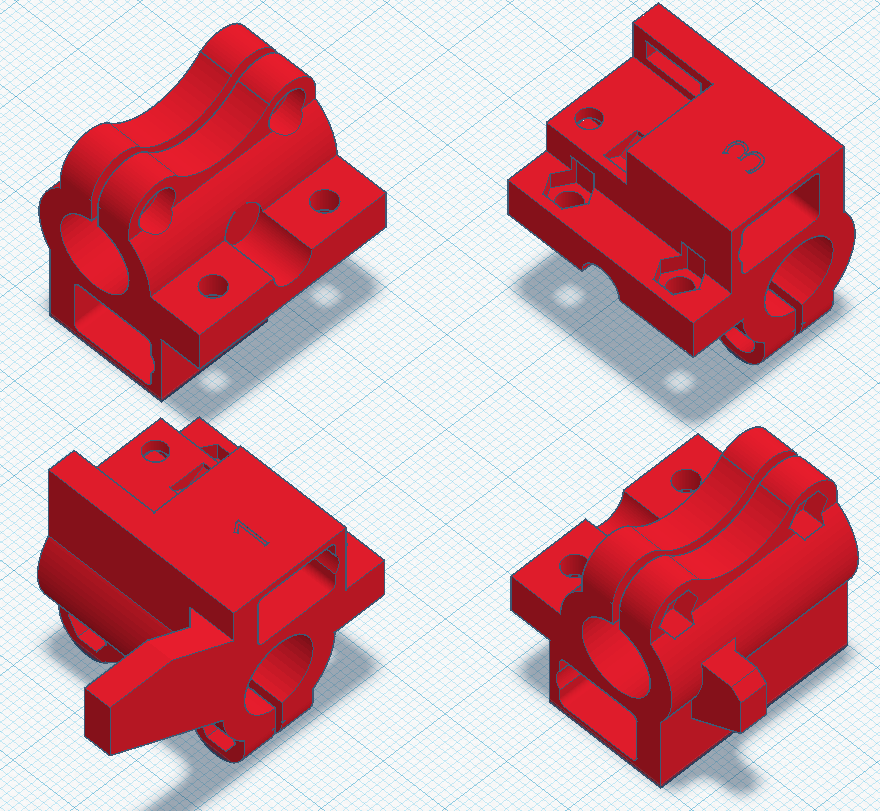 Ultimaker block for 8x11x30 and 6mm cross shafts by MSergW | Download ...