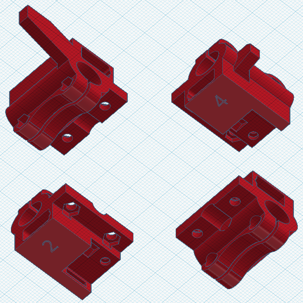 Ultimaker block for 8x11x30 and 6mm cross shafts by MSergW | Download ...
