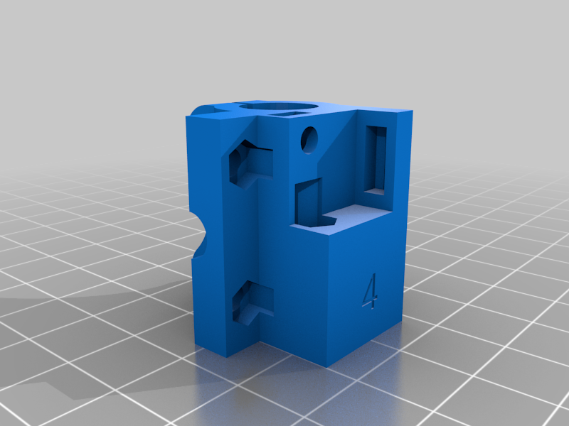 Ultimaker block for 8x11x30 and 6mm cross shafts by MSergW | Download ...