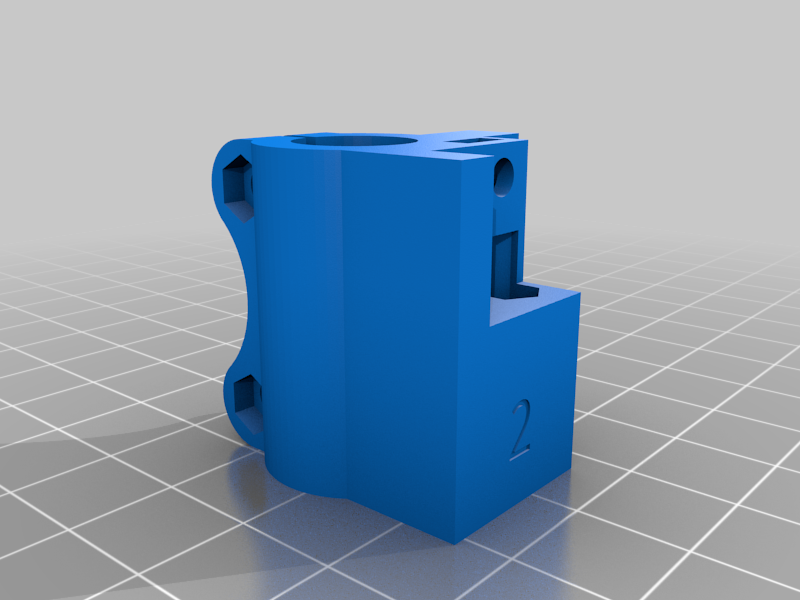 Ultimaker block for 8x11x30 and 6mm cross shafts by MSergW | Download ...