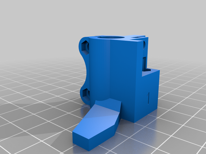 Ultimaker block for 8x11x30 and 6mm cross shafts by MSergW | Download ...
