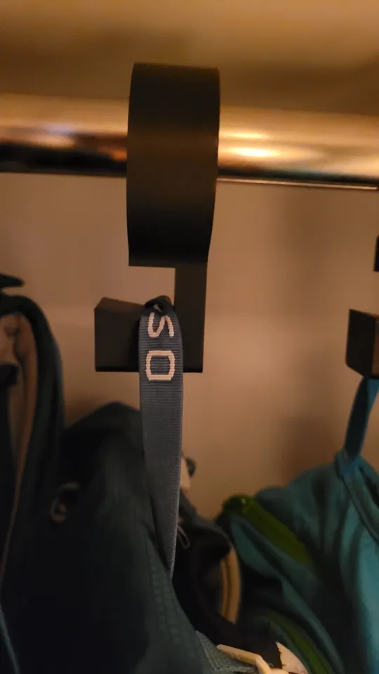 Hookie backpack hanger by Bman85 | Download free STL model | Printables.com