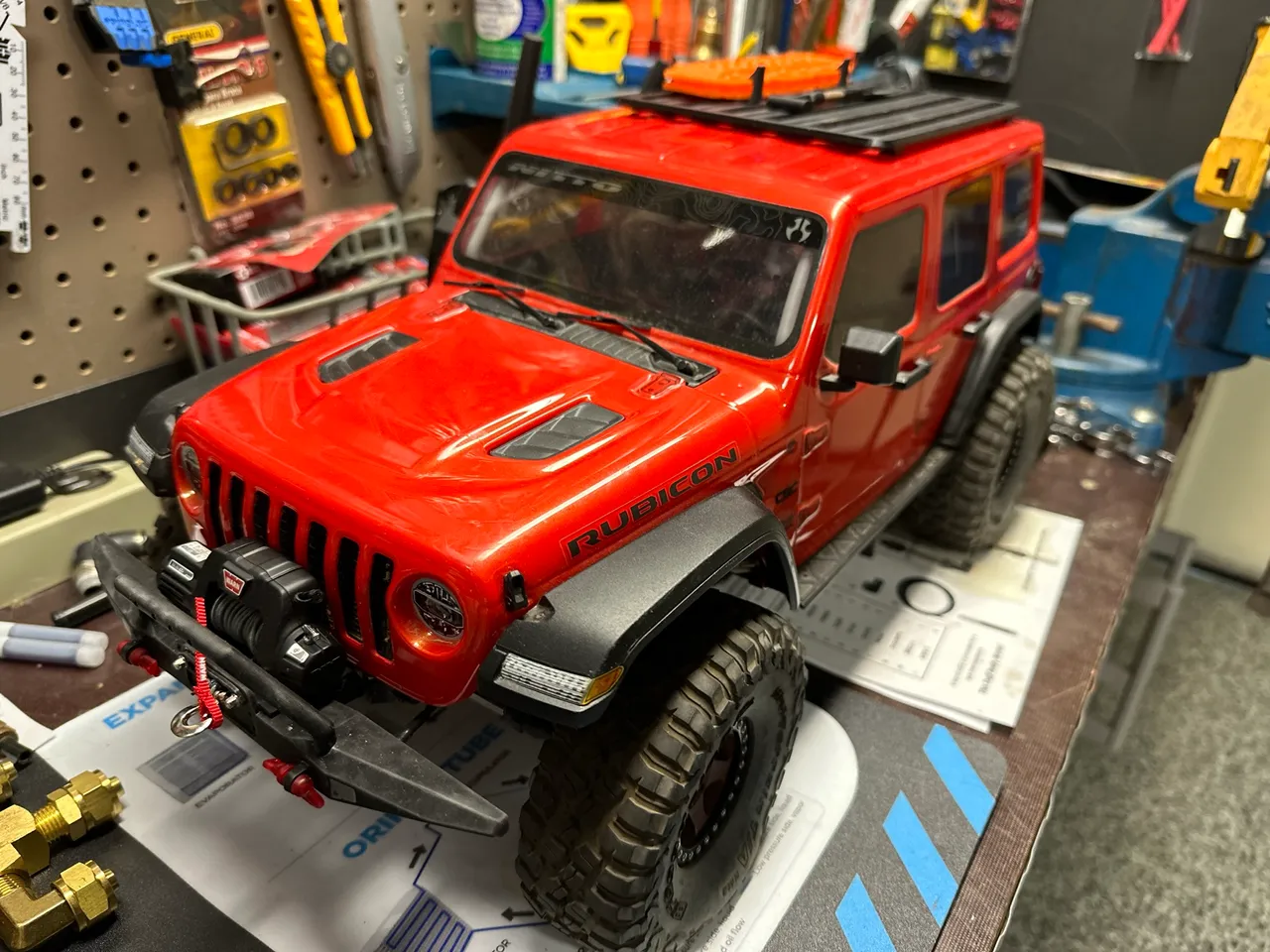 Axial SCX10ii 1/10 scale Jeep front bumper by Dasumocat | Download free ...