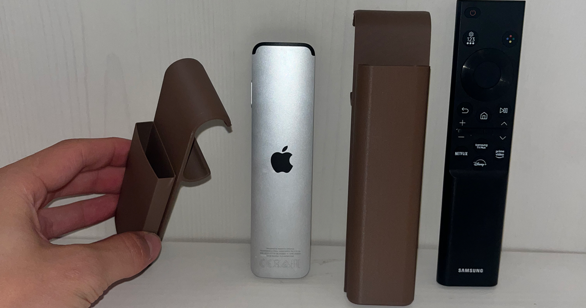 Apple TV remote and Samsung TV remote holders by Michel Bauer ...