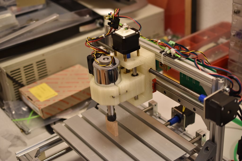 Better Spindle and Rail for Woodpecker CNC by ftobler | Download free ...