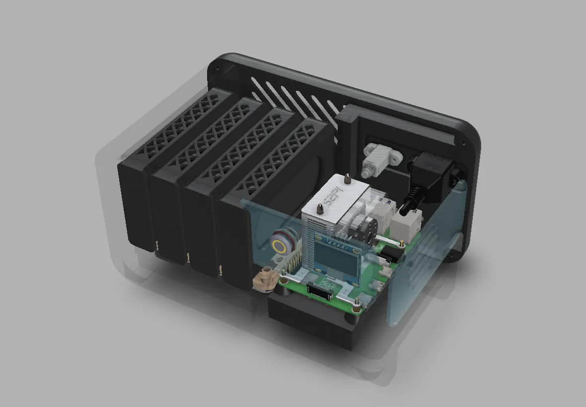 Raspberry Pi NAS project by Ilan Kushnir | Download free STL model | Printables.com
