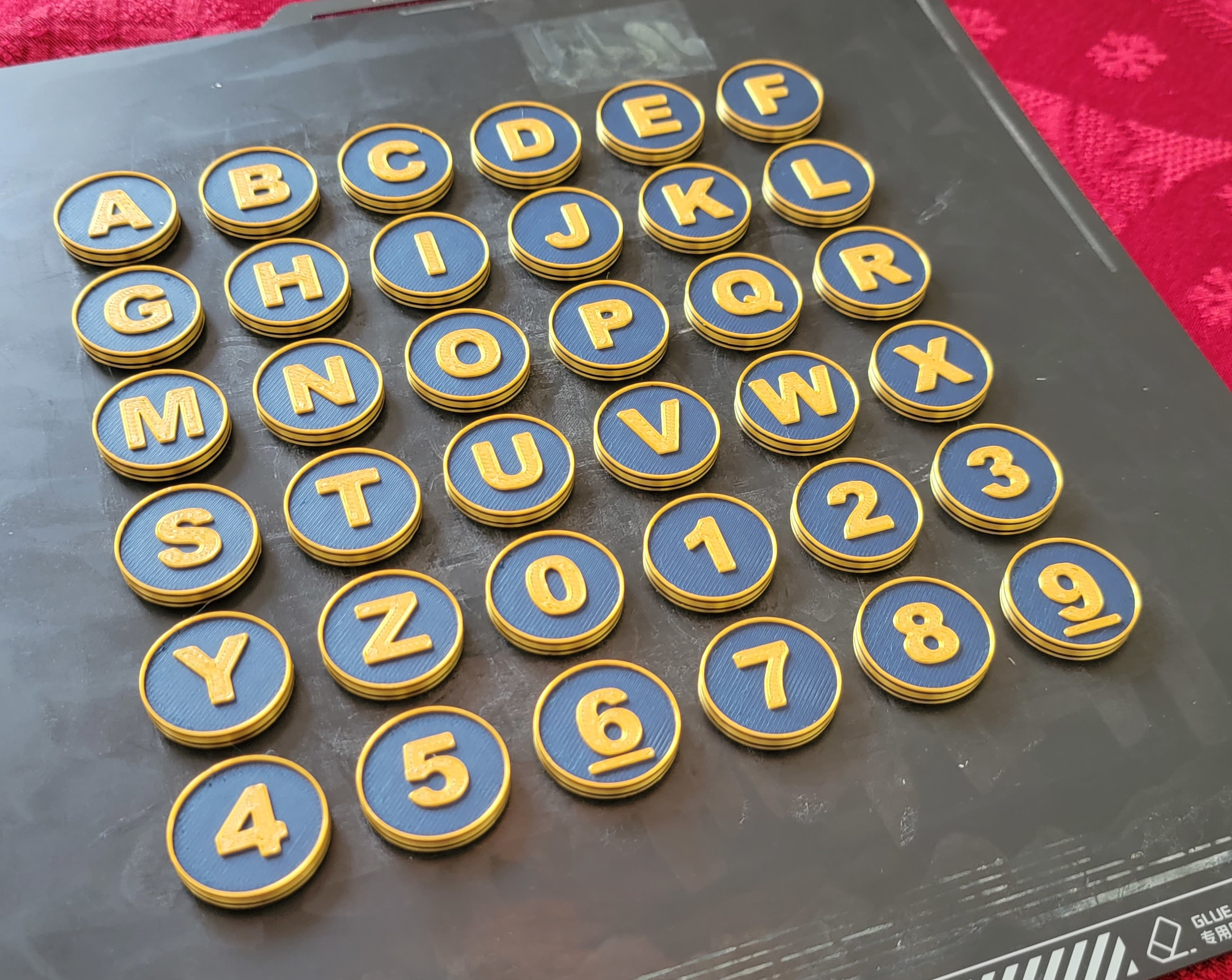 Customizable Game Tokens by Bill Westrick | Download free STL model ...