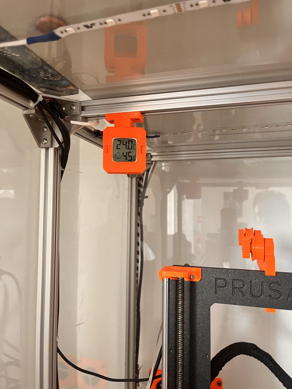 Digital Temperature and Humidity Sensor Mount Exploded View by Scott ...