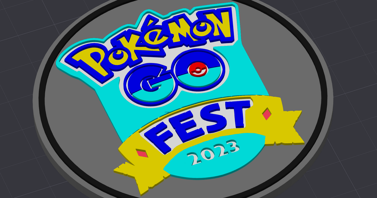 Colored GoFest 2023 by Justin Zehren | Download free STL model ...