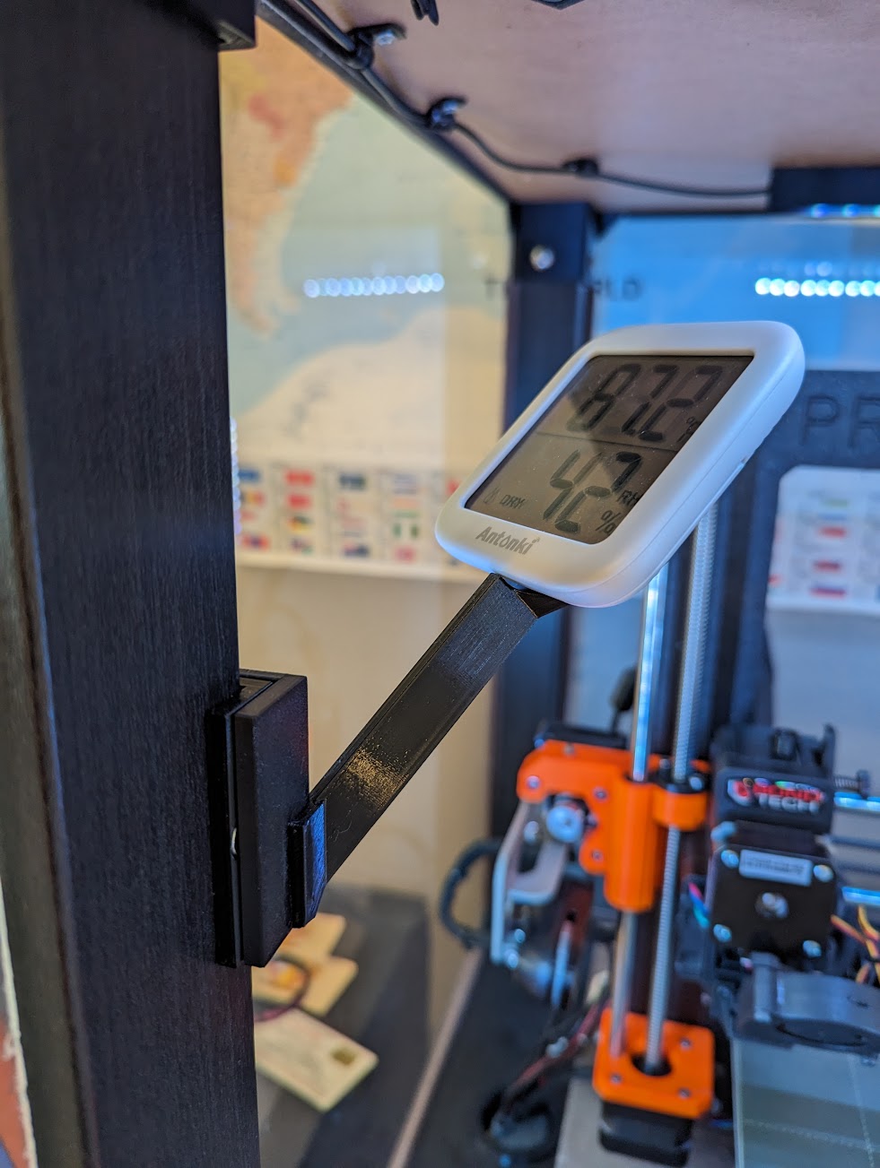 Magnetic Enclosure Thermometer Mount (two options) by jurassic73 ...