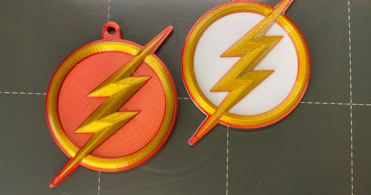 The Flash Keychain by nerdyviews | Download free STL model | Printables.com