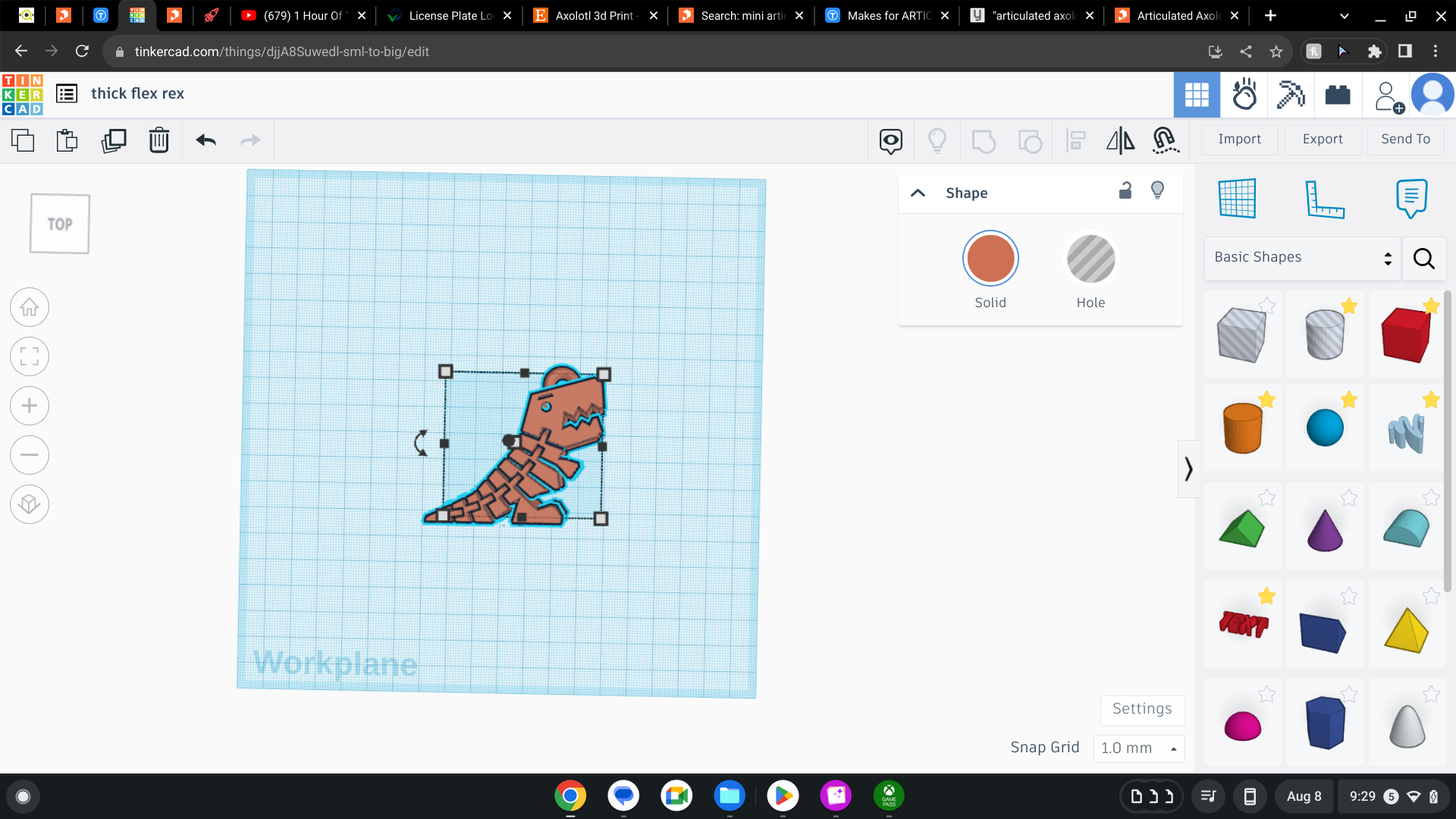 thick flex rex by taylor | Download free STL model | Printables.com