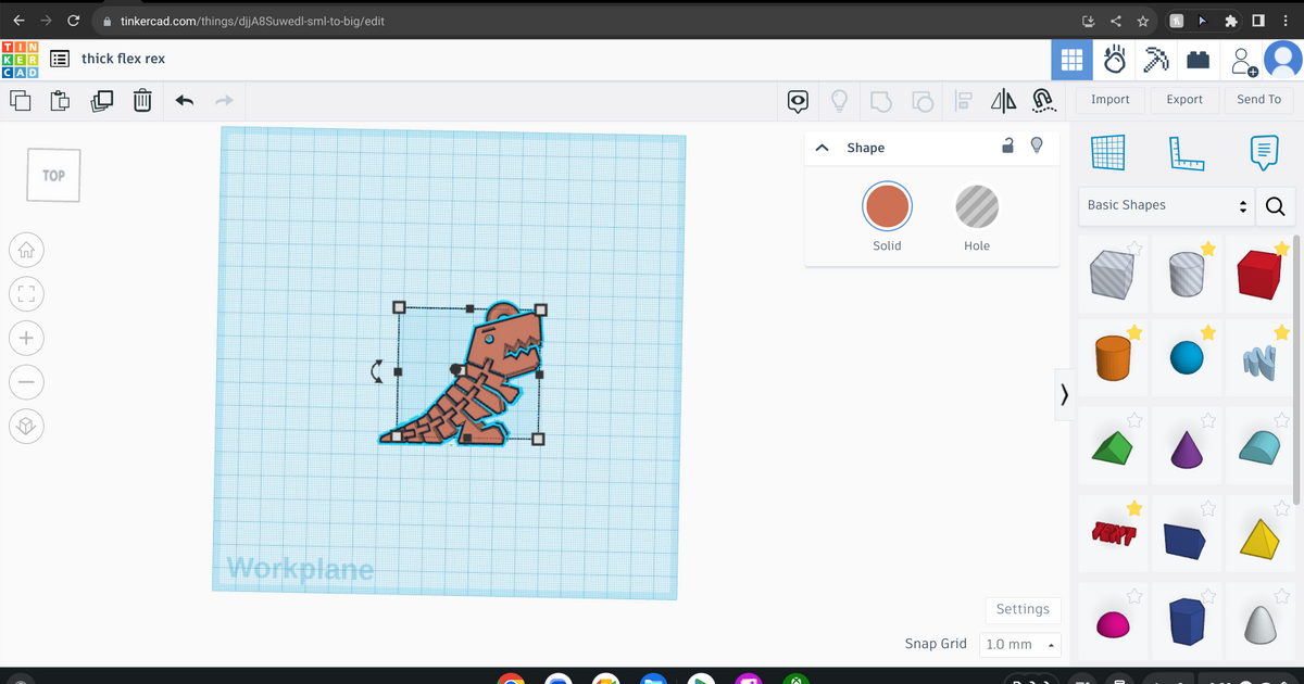 thick flex rex by taylor | Download free STL model | Printables.com