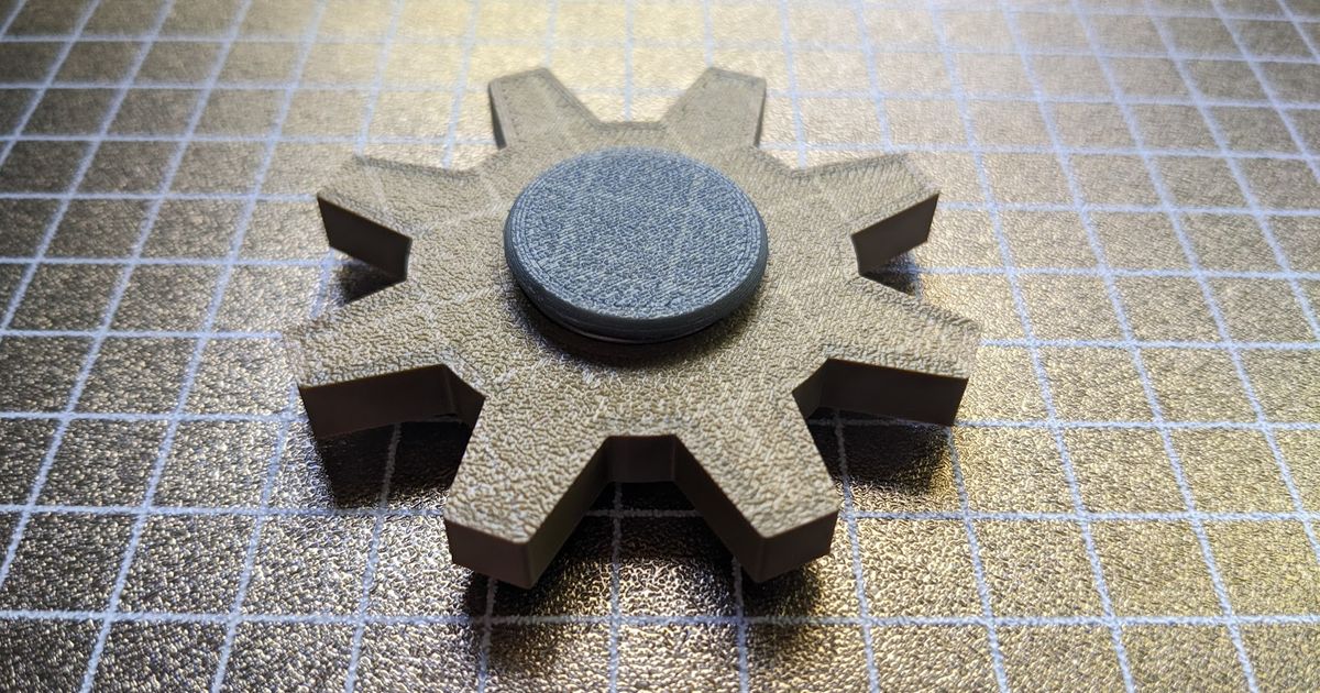 Gear Fidget Spinner by Michael Moss | Download free STL model ...