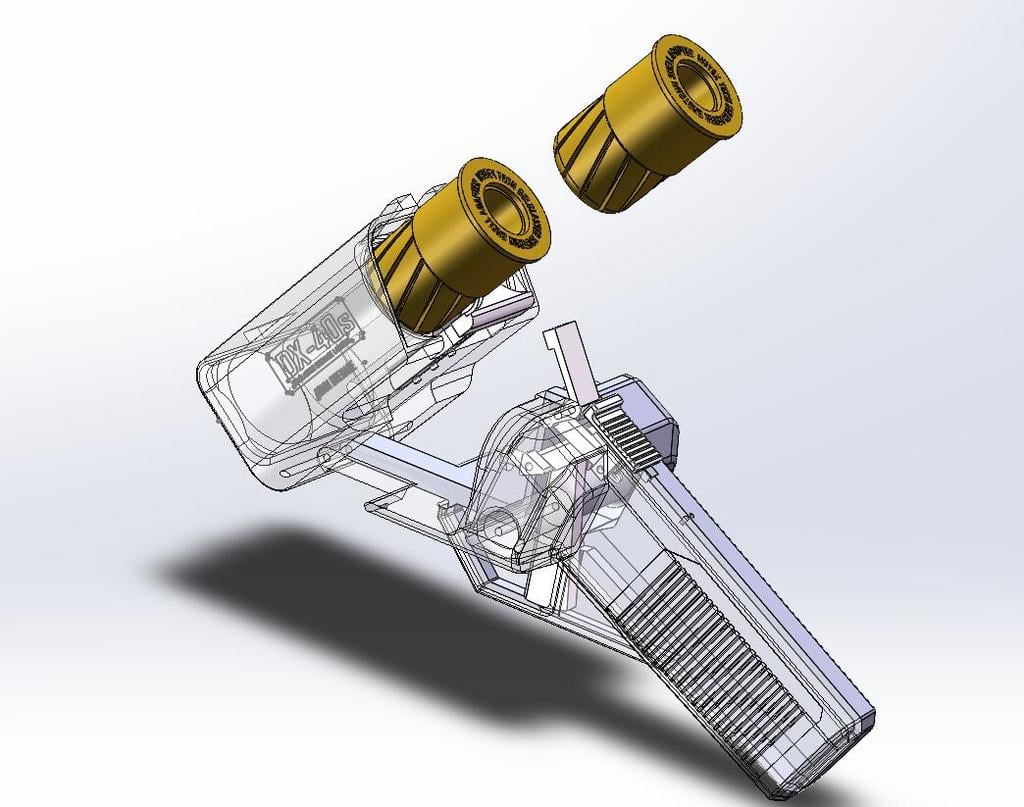 GX-40S, the DX-12 style airsoft grenade launcher by Rayfor | Download ...