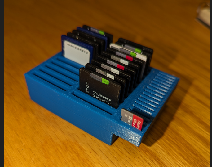 SD and MicroSD Holder by Robbie Kieffer | Download free STL model ...