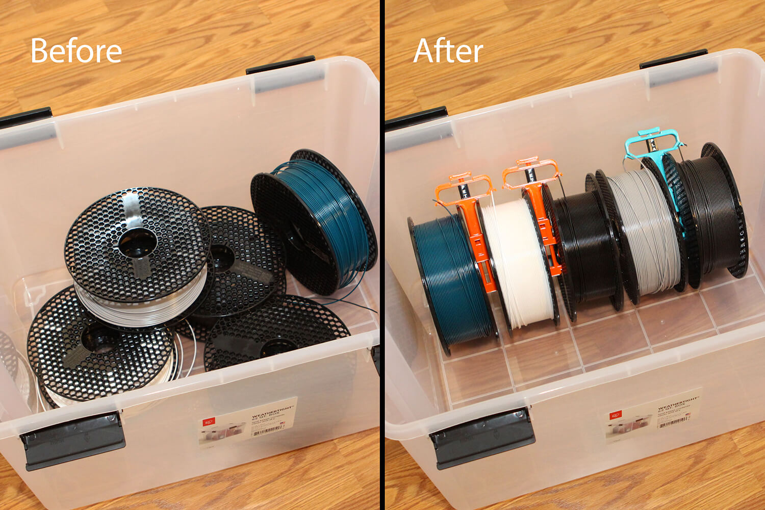 Quick connect spool handle & organizer for 1kg Prusament by slate ...