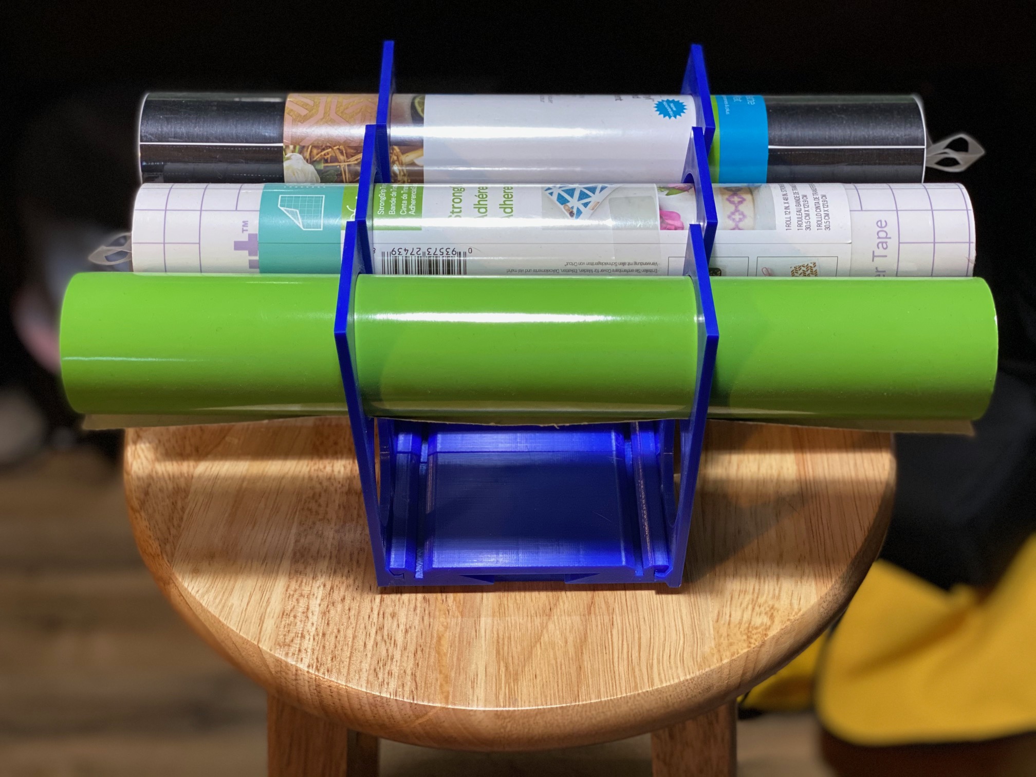 Wall mounted material roll holder by DanielPrints | Download free STL ...