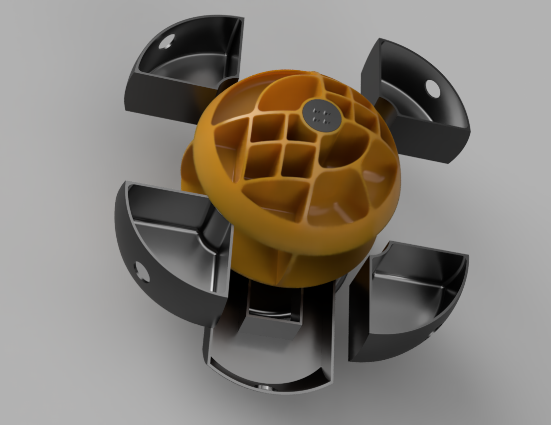 A sphere-shaped organizer by Ivan3D | Download free STL model ...