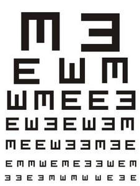 Pflüger E for Tumbling E visual acuity test / test zrakové ostrosti by ... Pflüger E for Tumbling E visual acuity test / test zrakové ostrosti by ...
